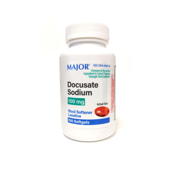Docusate Sodium 100mg – Bahamas Medical & Surgical Supplies Ltd.