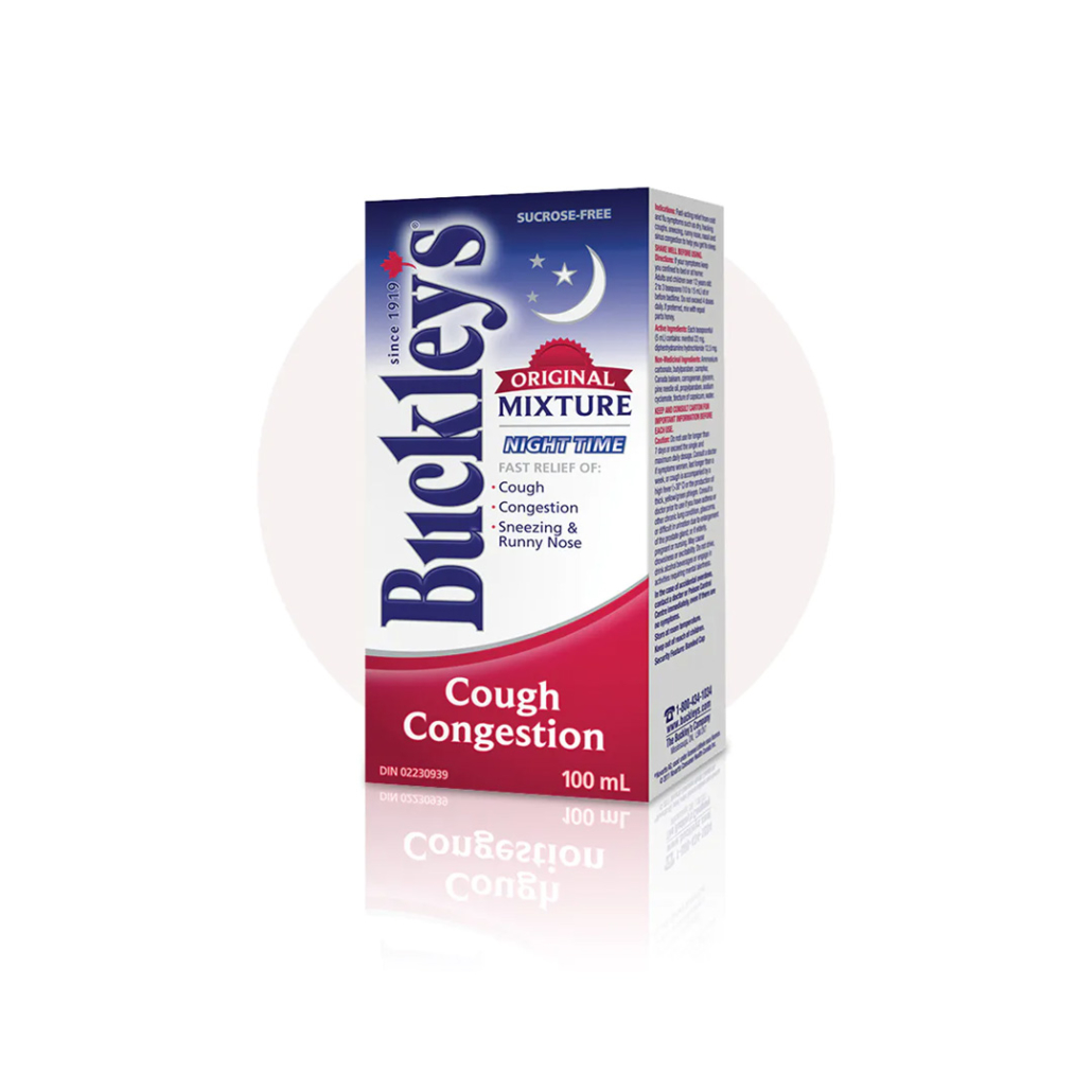 Buckley’s Original Mixture Nighttime 100ml – Bahamas Medical & Surgical ...