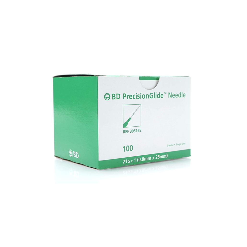 BD Regular Bevel Needles 21g x 1″, 100ct – Bahamas Medical & Surgical ...