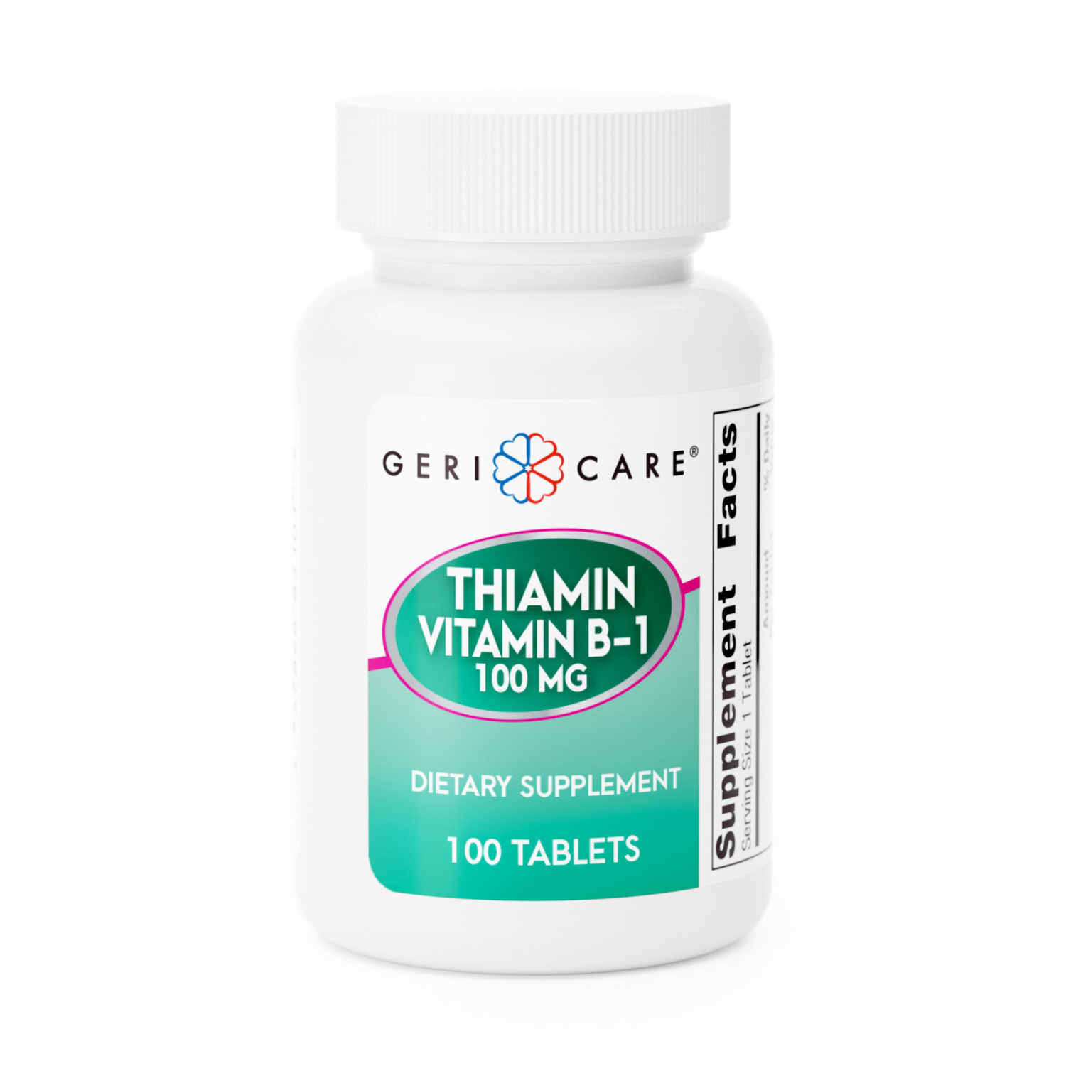 Thiamine (Vitamin B1) 100mg Tablets, 100ct, Geri-Care – Bahamas Medical ...