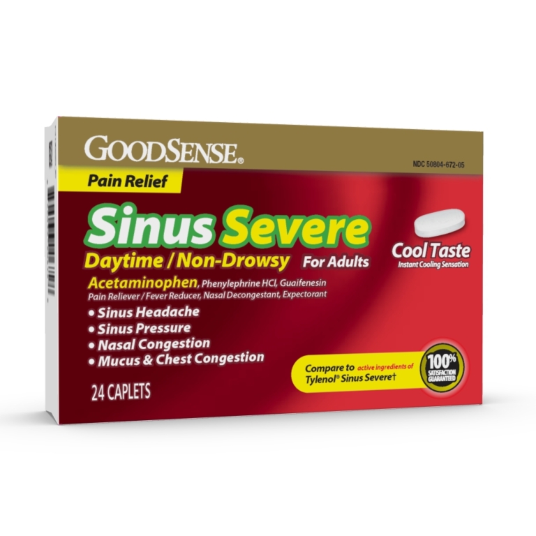 GoodSense® Sinus Severe Non-Drowsy Caplets, 24ct, Perrigo – Bahamas ...