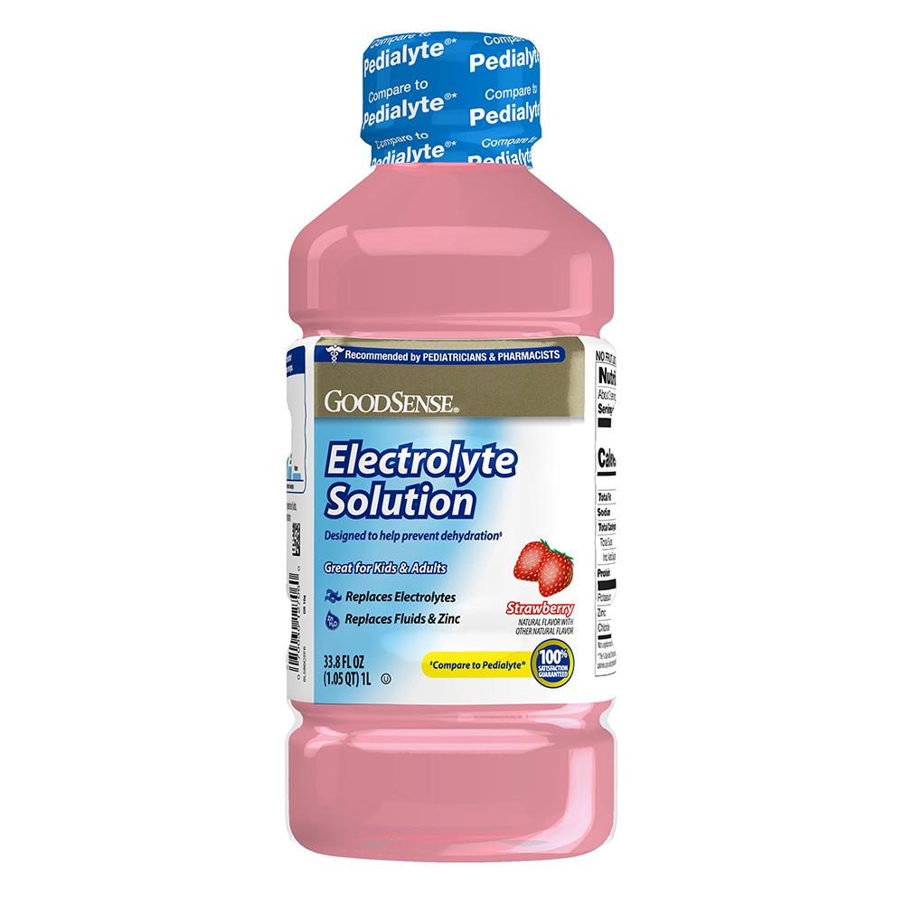 GoodSense® Electrolyte Liquid – Strawberry, 1 Liter, Perrigo – Bahamas ...